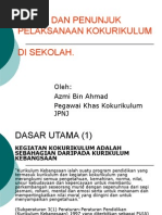 Dasar Dan Petunjuk Perlaksanaan Kokurikulum Di Sekolah | PDF