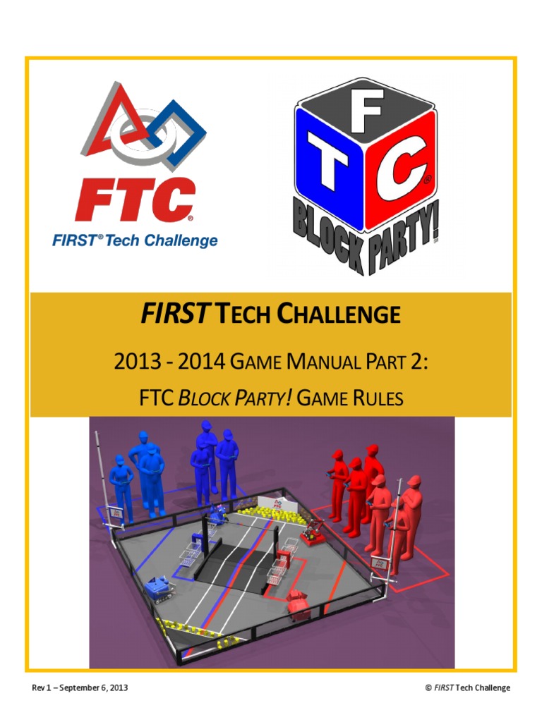 FTC-2013-2014 Game Manual Part 2 | PDF | Referee | Flag