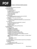 Gynaecological History Taking Guide | PDF | Menstrual Cycle | Pregnancy