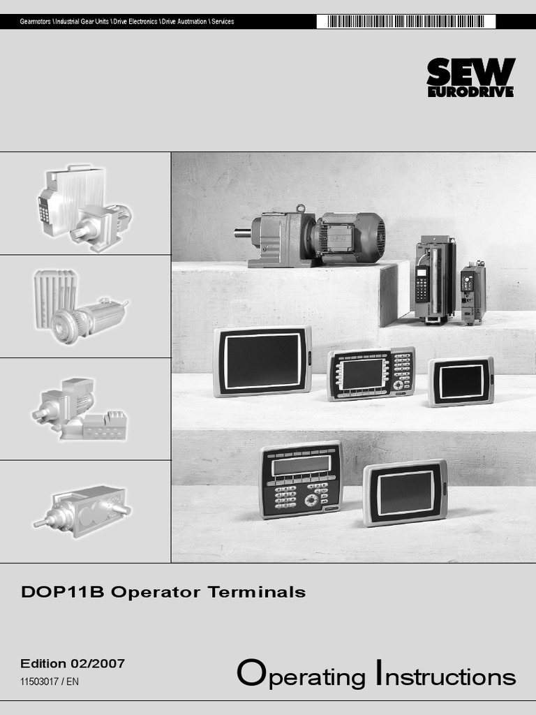 DOP11B - Operating Instructions | PDF | Computer Terminal | Electrical ...