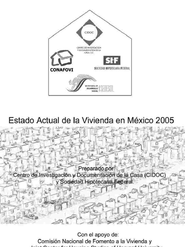 CONAFOVI Estado Actual de La Vivienda en Mexico 2005 | PDF | Inflación ...