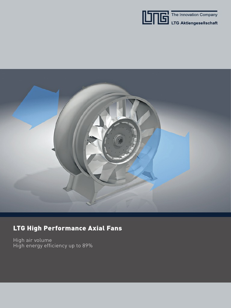 LTG Axial Fans | PDF | Mechanical Fan | Fluid Dynamics