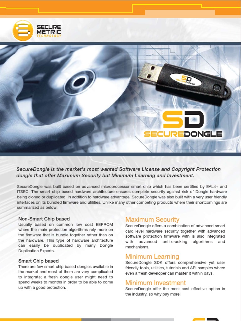 SecureDongle - Software Protection Dongle | PDF | Microprocessor | Encryption