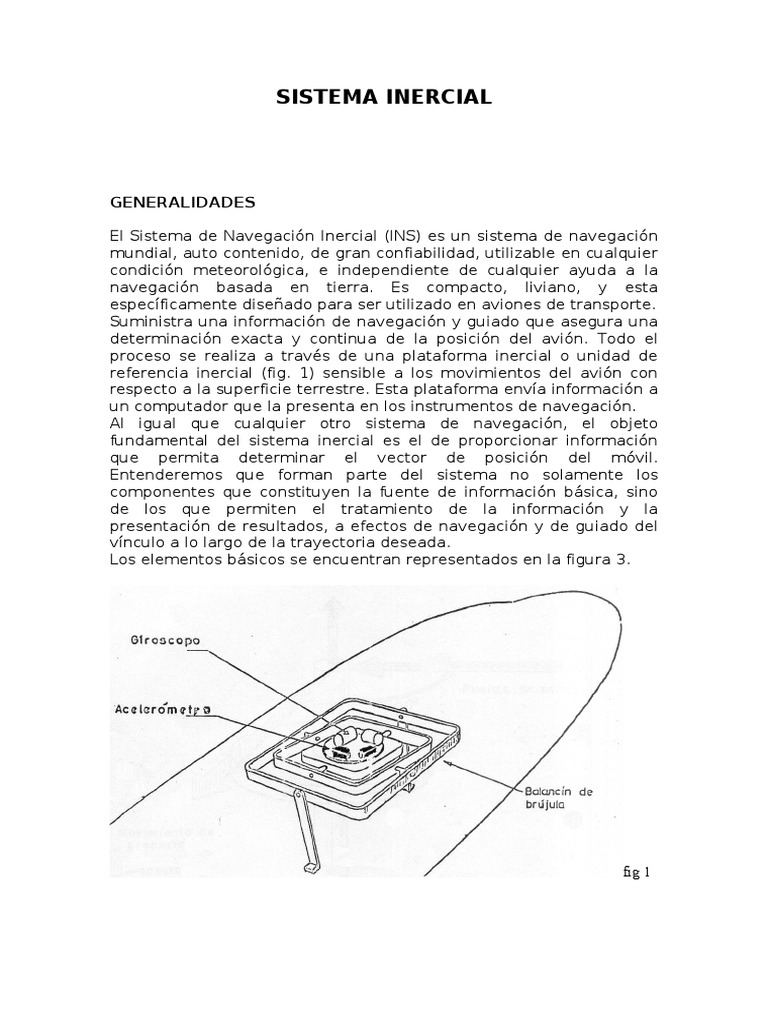 Sistema Inercial Pdf Giroscopio Rotación