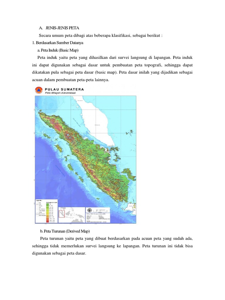 Contoh Peta Chorografi