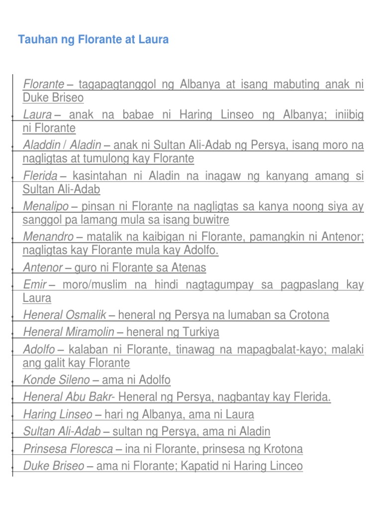 Florante at Laura | PDF
