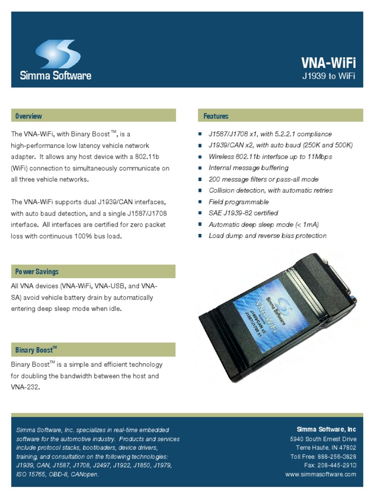 Wireless j1939 To Wifi | PDF | Wi Fi | Communications Protocols