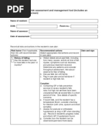 Tool 13 Bedrail Risk Assessment | PDF | Caregiver | Health Care