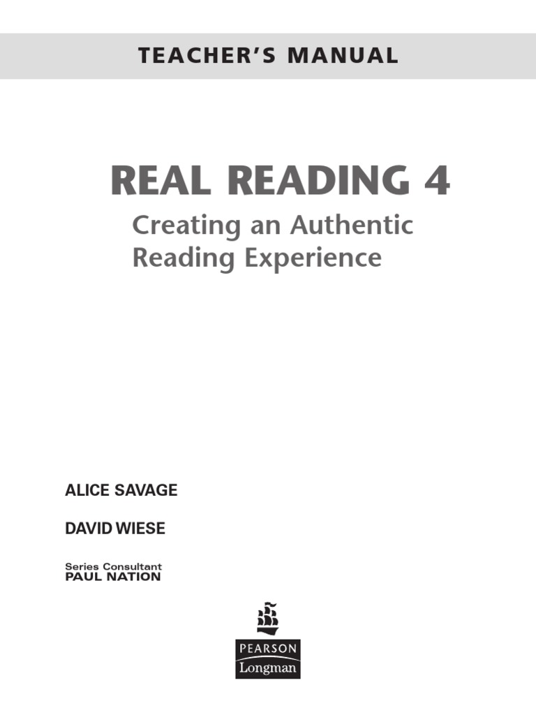 Real Reading 4 | PDF | Reading Comprehension | Vocabulary