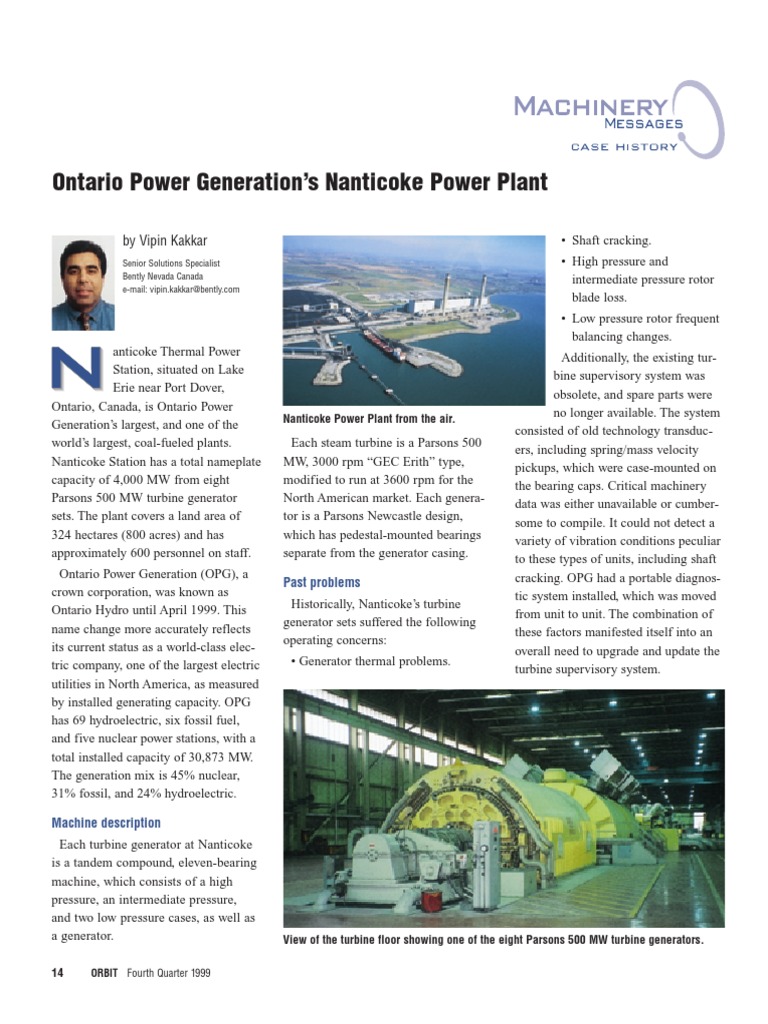 Ontario Power Generation's Nanticoke Power Plant | PDF ...