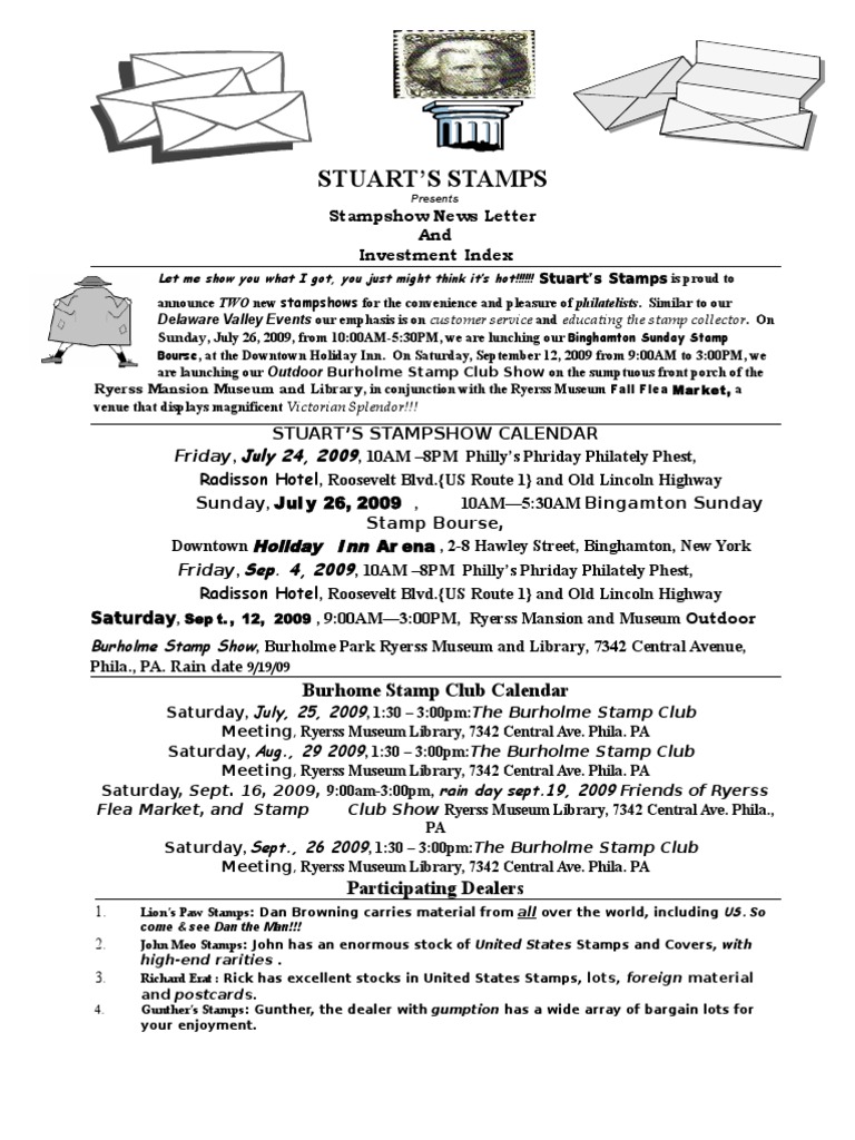 Stampshow News No#9 | PDF | Philately | Leisure