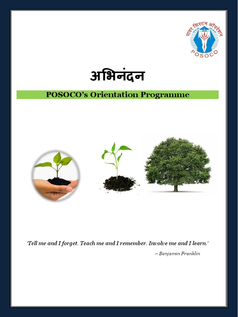 POSOCO's Orientation Programme: (Type Text) | PDF | Mentorship | Employment
