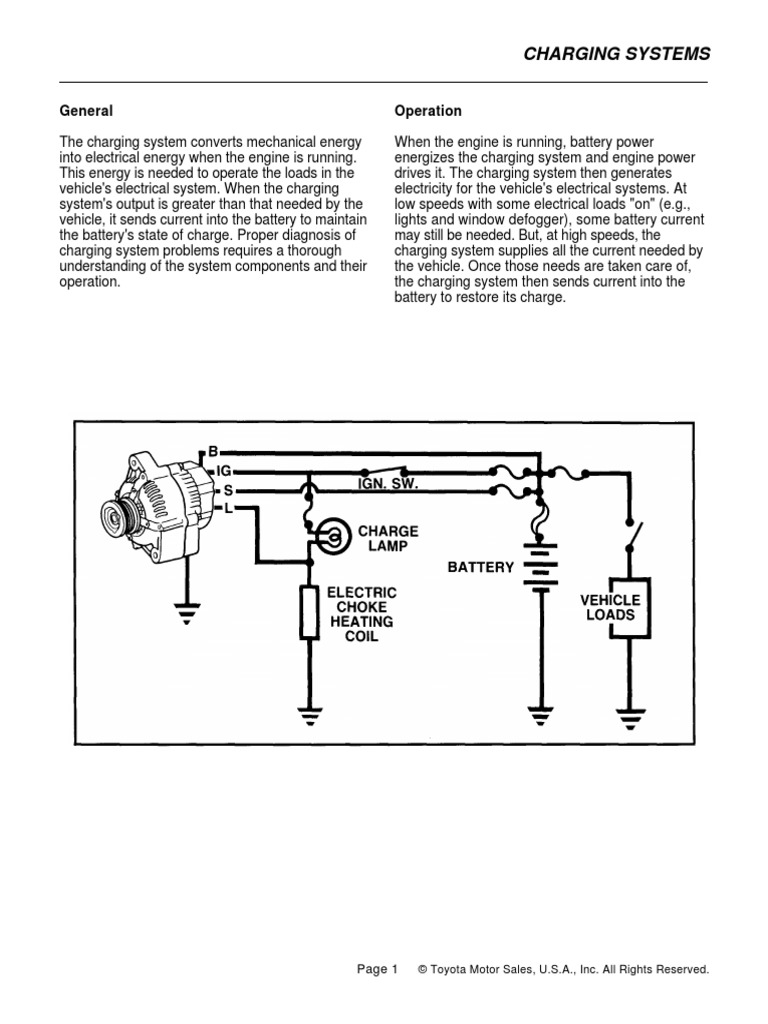 Alternator Circuit | PDF | Relay | Ignition System