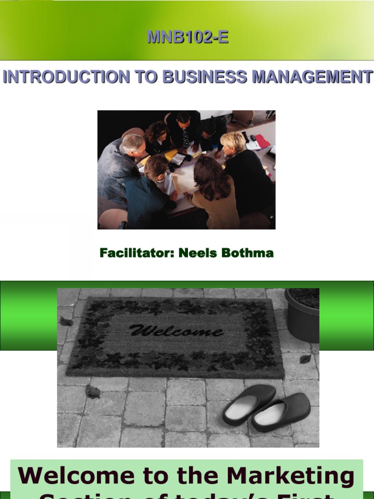 Introduction To Business Management | PDF | Consumer Behaviour | Marketing