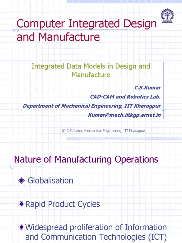 CAD CAM CIM Intro PDF | PDF | Operations Management | Automation