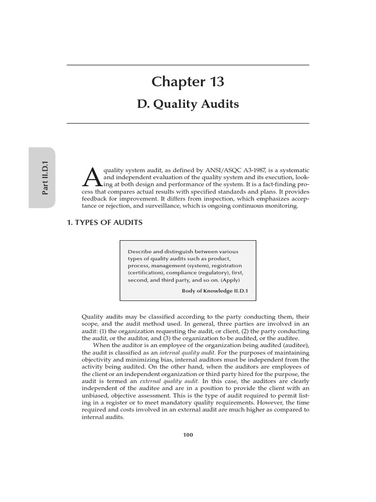 Quality Audit | PDF | Audit | Quality Management System