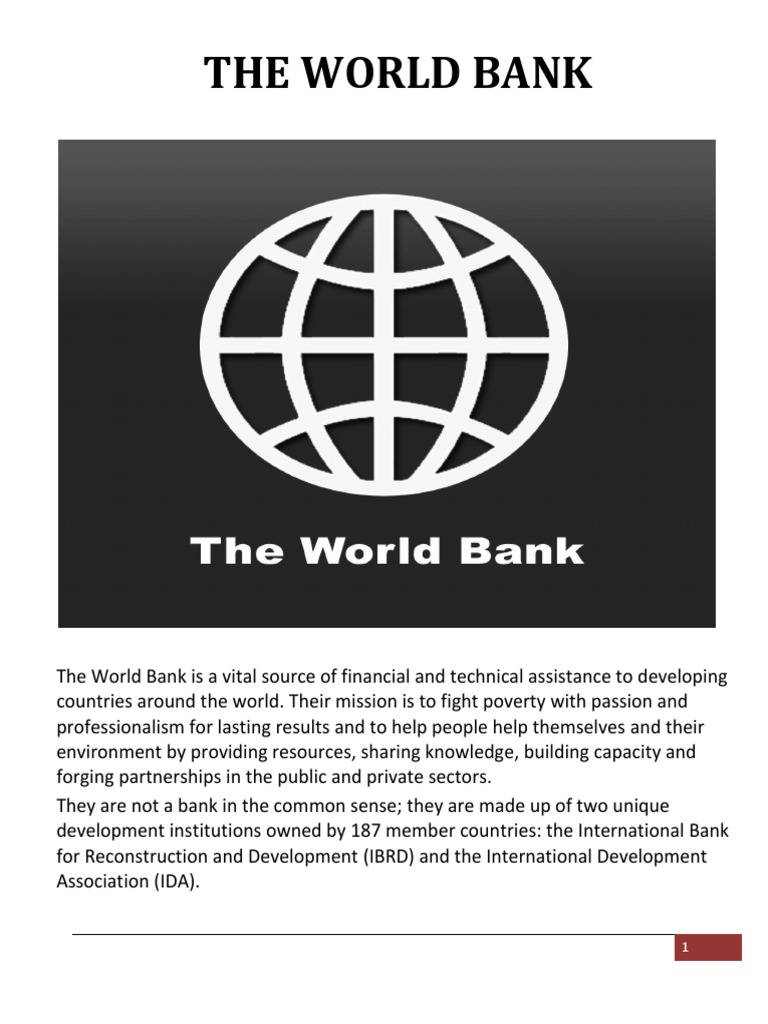 World Bank | PDF | World Trade Organization | Uruguay Round