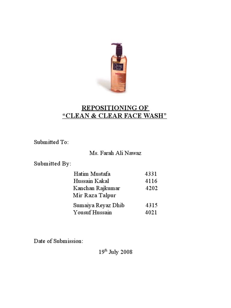 Clean N Clear Report | PDF | Advertising | Competitive Advantage