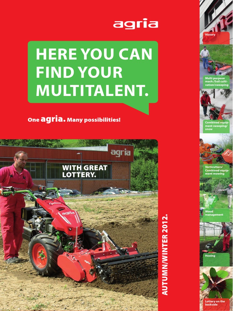 AGRIA-Catalogue 2012 Winter en | PDF | Mower | Plough