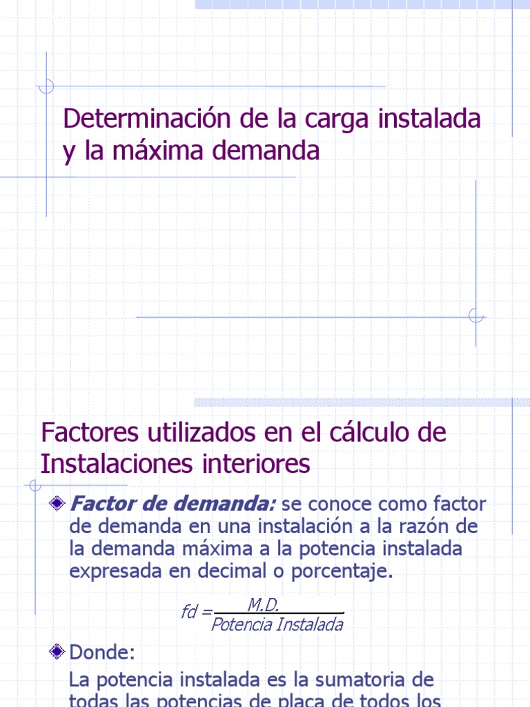 Clase 9 Maxima Demanda-1 | Energia electrica | Vatio | Prueba gratuita ...