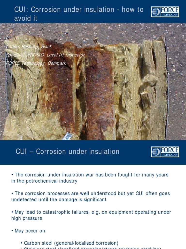 CUI | PDF | Corrosion | Stainless Steel