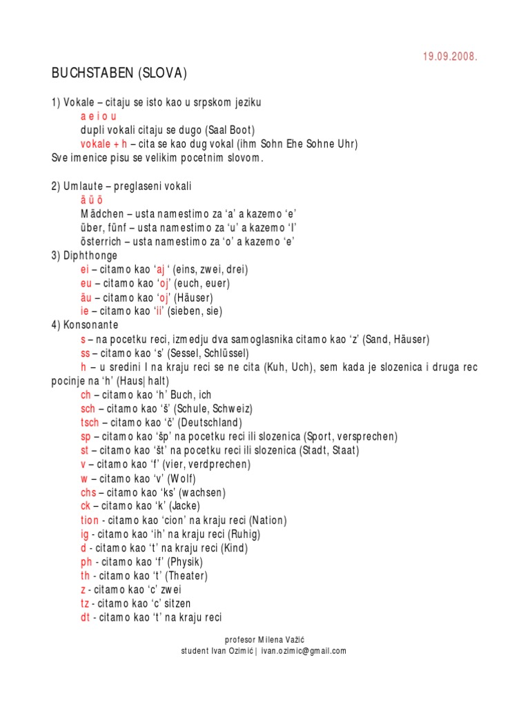 German Lessons Kurs I | PDF