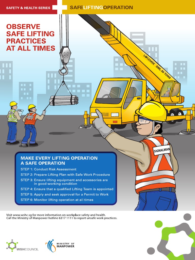 Safe Lifting Operation Poster | PDF
