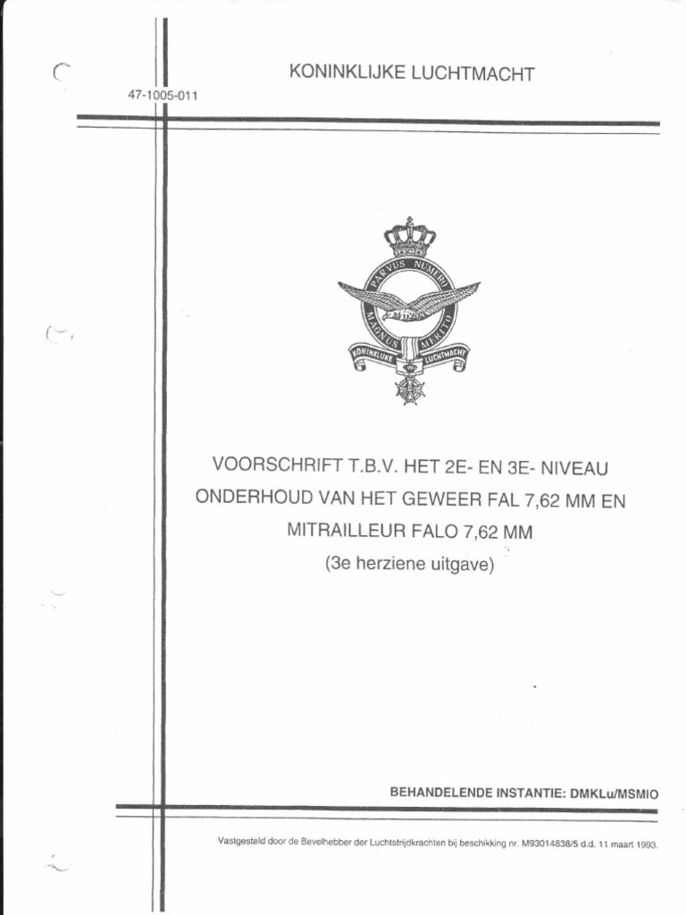 Dutch FAL Manual | PDF