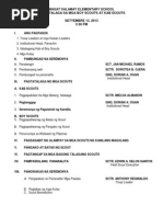 Scouting-Sama Sama Script | PDF