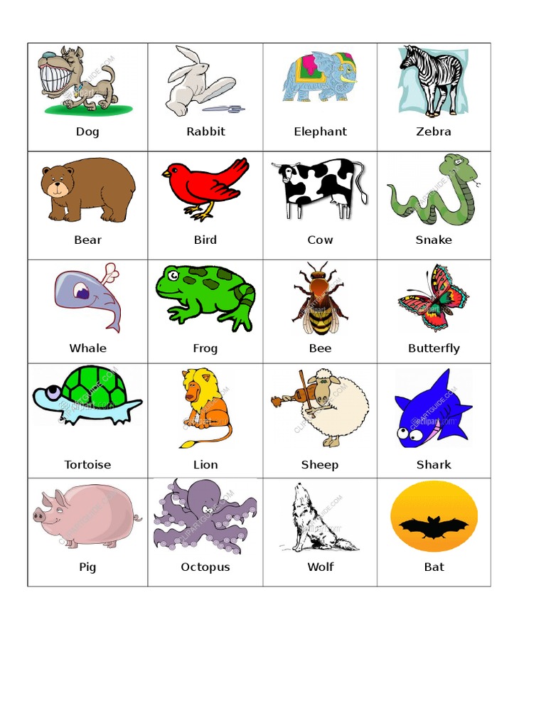 List of Animals by Species | PDF | Young Adult