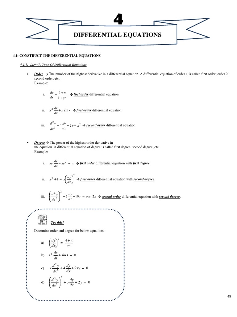 Differential Equations Equations Physics And Mathematics