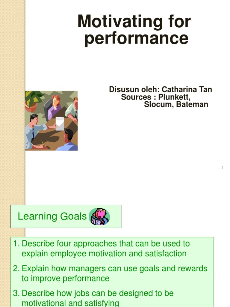 Kul 9motivating For Performance Presentation | PDF | Motivation ...