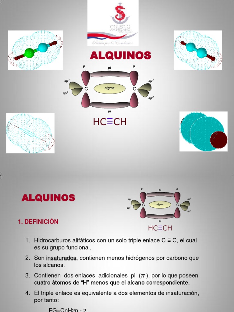 Usos y Estructura del 1-Hexino | PDF | Alcano | Hidrógeno