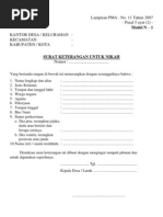 Surat N1, N2, N3, N4 | PDF