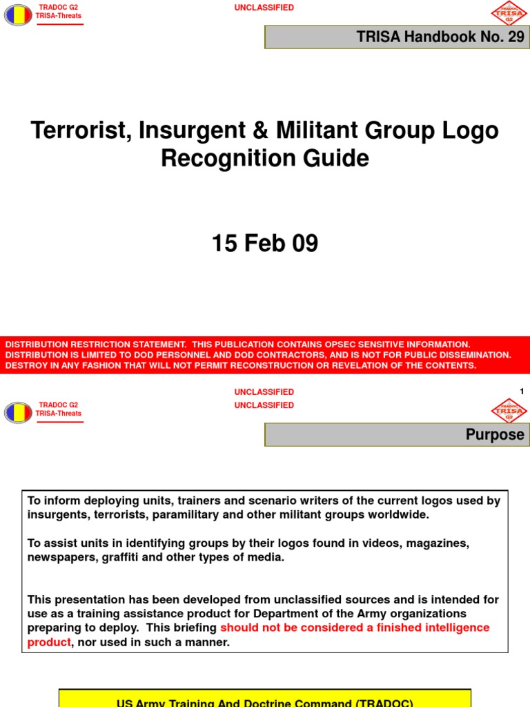 DoD Terrorist, Insurgent & Militant Group Logo Recognition Guide (2009 ...
