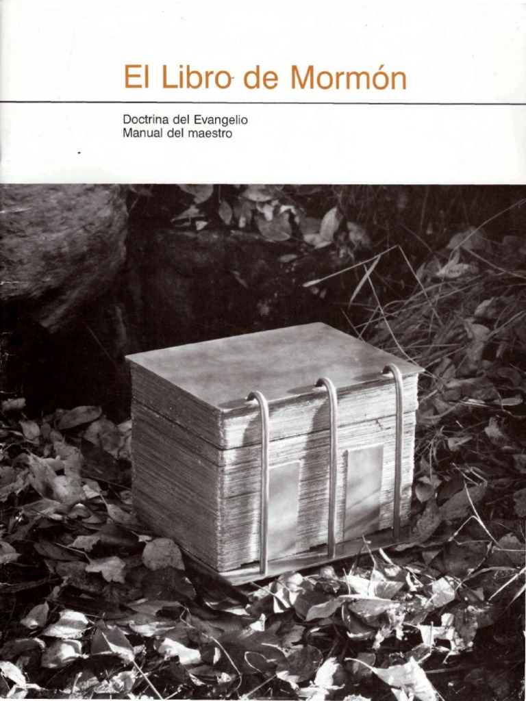 El Libro de Mormon - Doctrina Del Evangelio (1991) - Manual Del Maestro ...