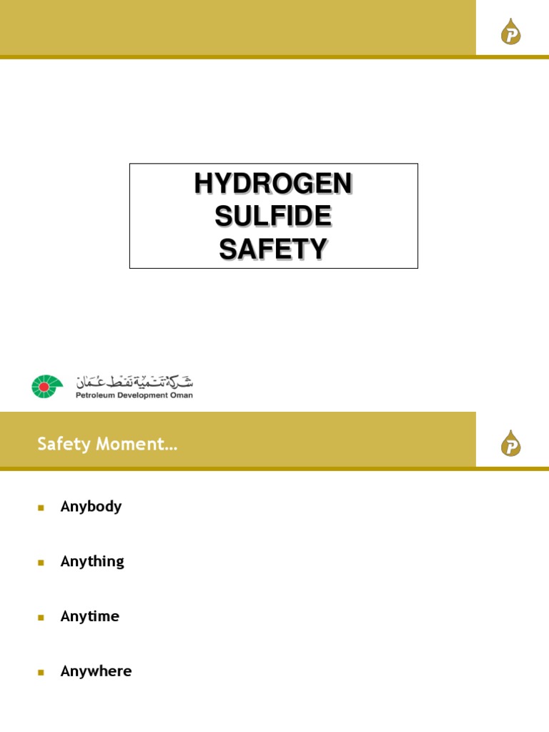 Hydrogen Sulphide | PDF | Solubility | Vapor