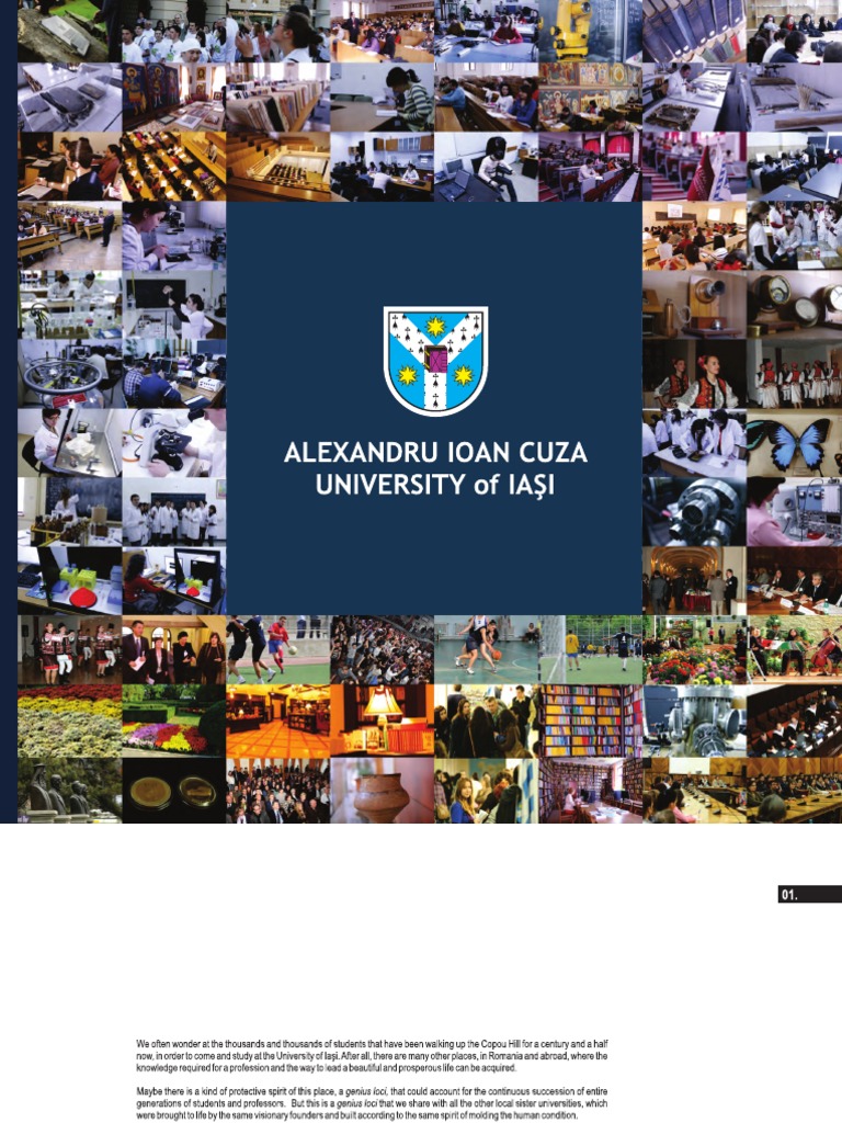 Alexandru Ioan Cuza University of Iasi Presentation Brochure | PDF