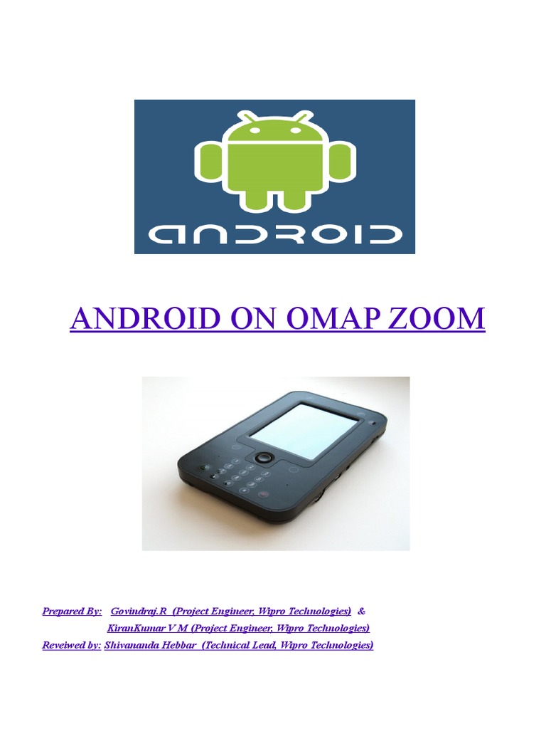 BeginnersGuide AndroidonOmapZoom | PDF | Booting | Android (Operating System)