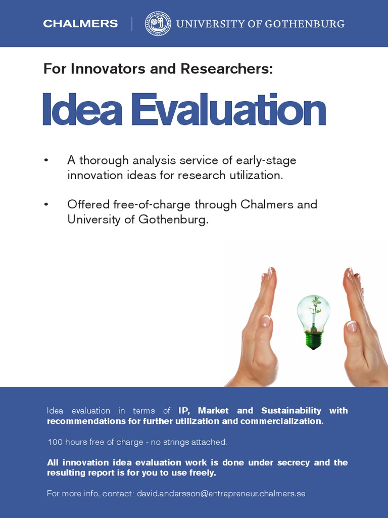 Free Innovation Idea Evaluation Service | PDF | Innovation ...