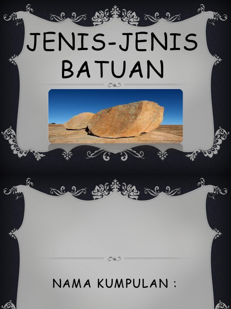 Powerpoint Batu | PDF