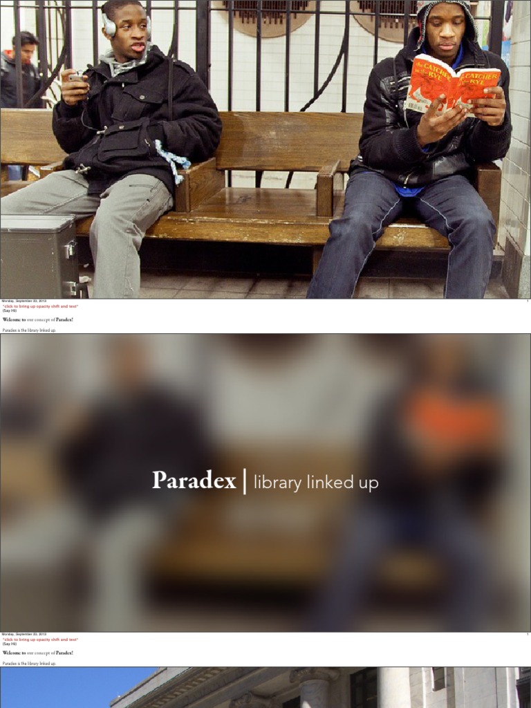 Paradex Presentation | PDF | Libraries | Information Science