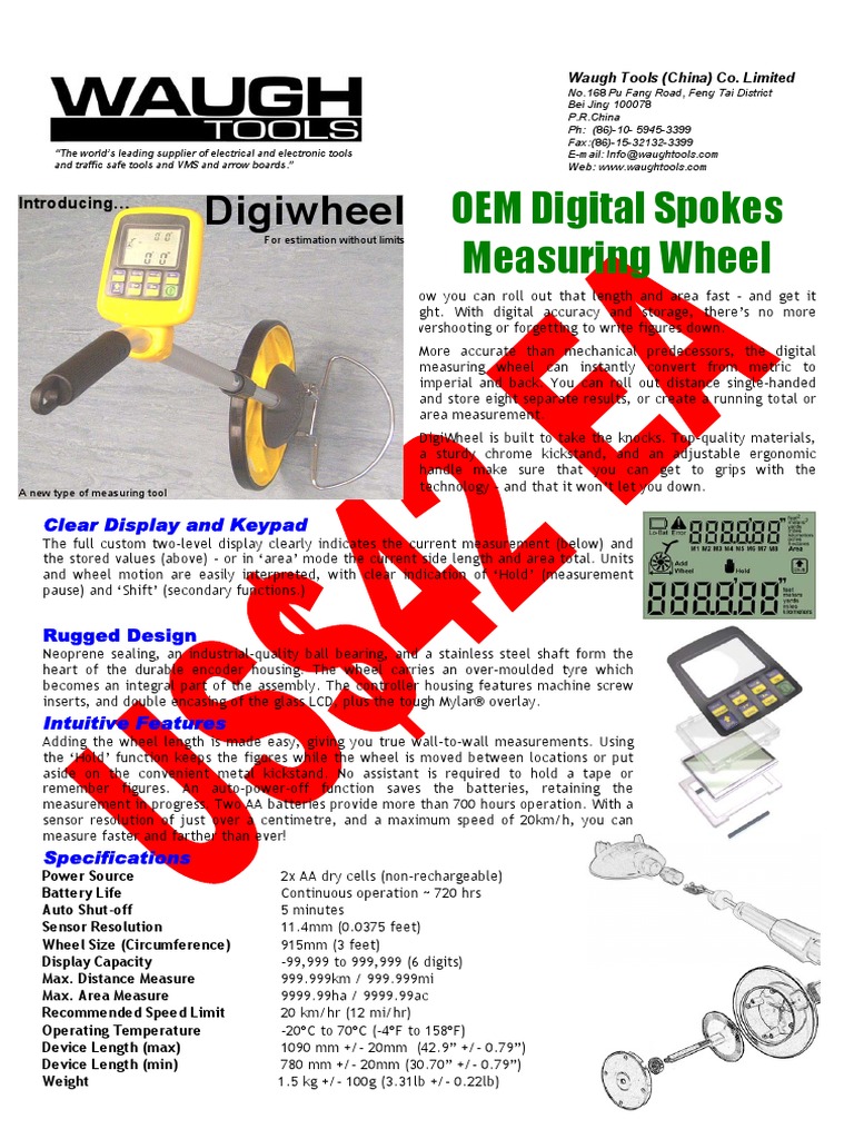 Digi Wheel | PDF | Measurement | Sensor