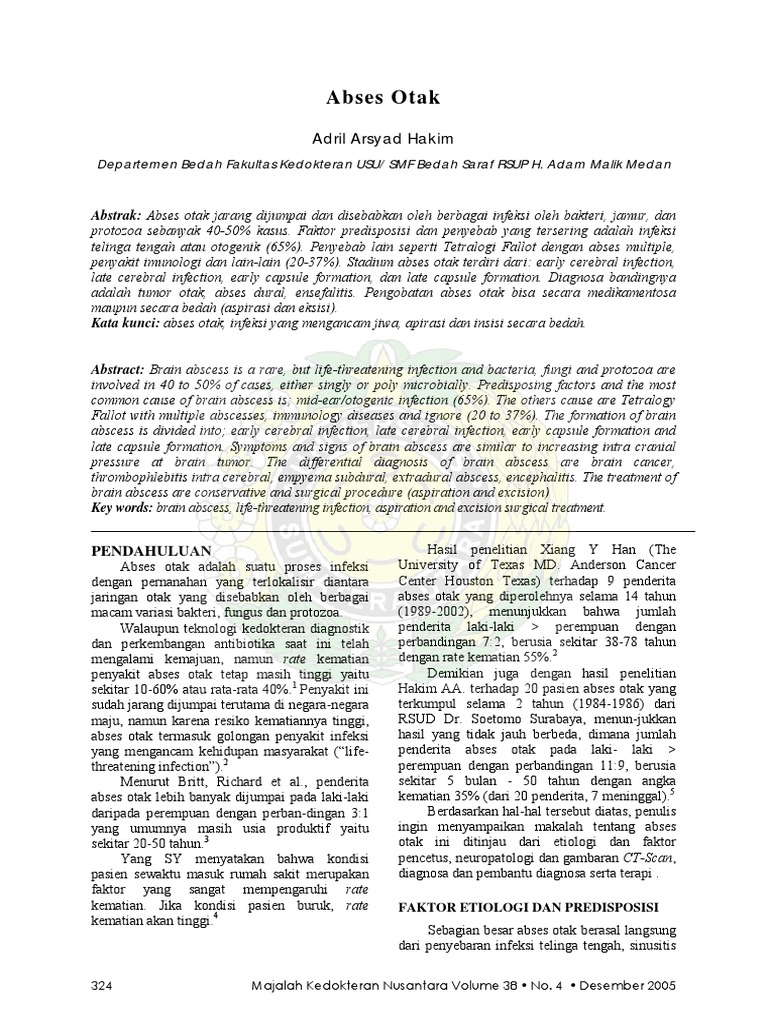 Abses Otak | PDF