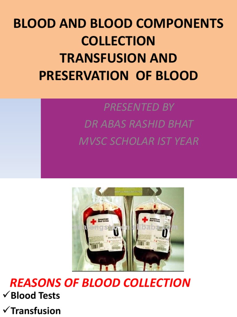 Blood Collection and Transfusion Guide | PDF | Blood Type | Blood ...