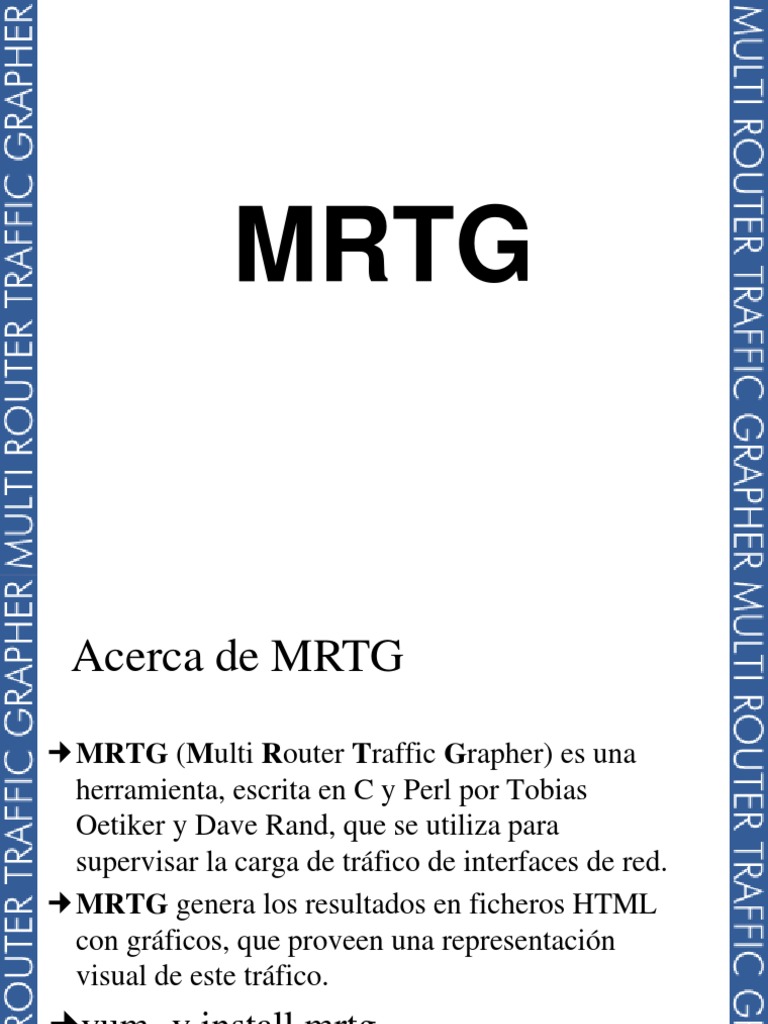 MRTG | PDF | Arquitectura de internet | Gestión de tecnología de la ...