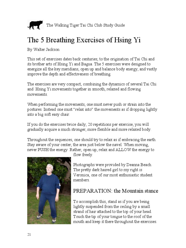 Five Breaths | PDF | Hand | Breathing