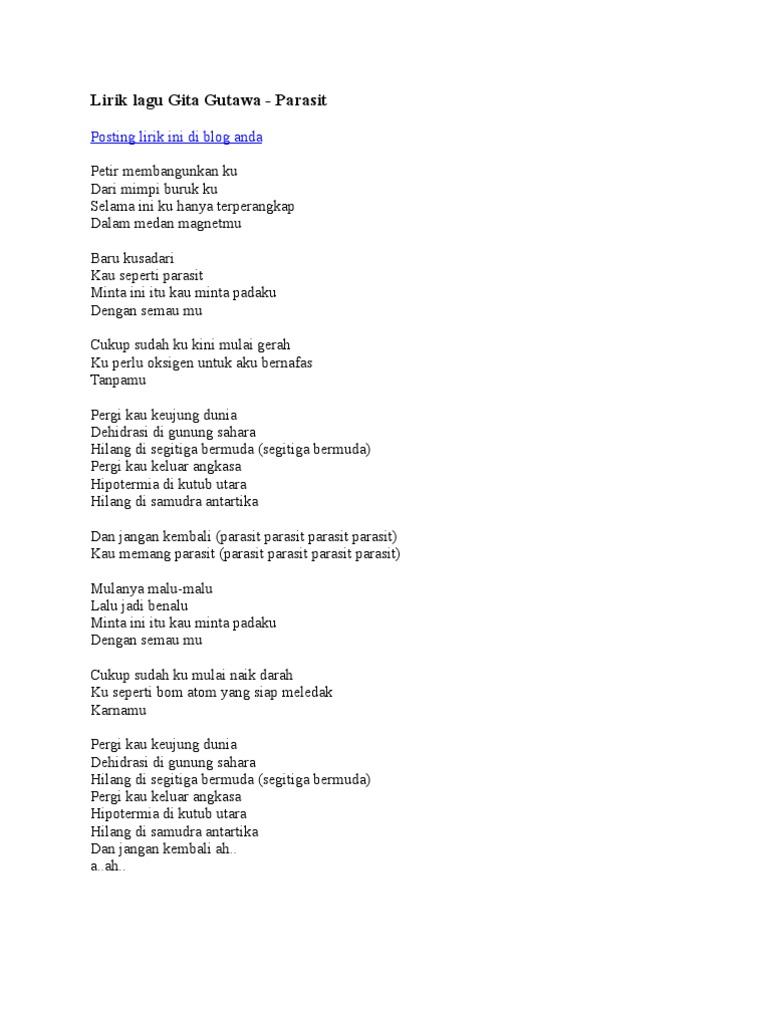 Lirik Lagu Baru | PDF