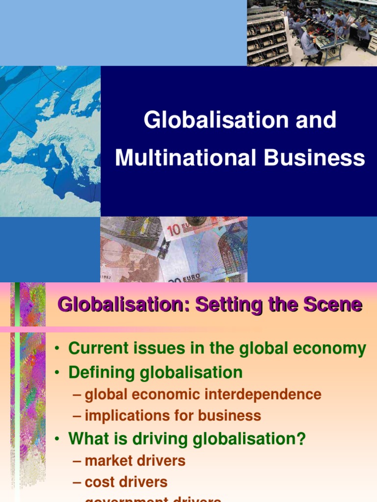 An Analysis of the Key Drivers of Globalisation and Their Impact on ...