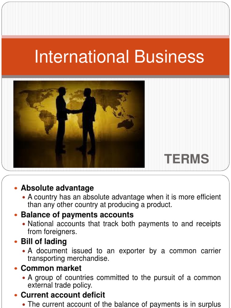 International Business | PDF | Euro | World Trade Organization